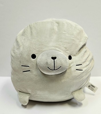 Samezu mochi grey seal plush medium size 12-14inch | eBay