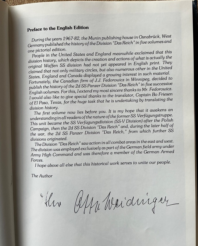 Vintage 2008 Das Reich IV 1943 Book Otto Weidinger | eBay