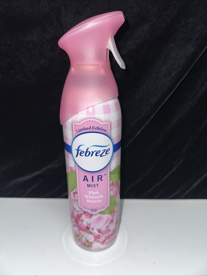 6 PACK-Febreze Air PINK WISTERIA BREEZE Air Room Freshener Limited ...