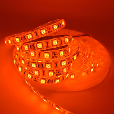 5m Orange LED Strip light 5050 3528 SMD Waterproof 12V Indoor Outdoor ...