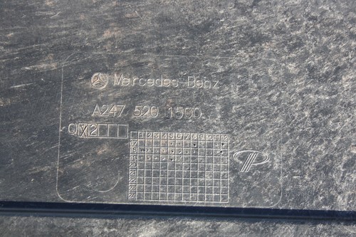 Original Mercedes Benz W247 Abdeckung A2475201500 Unterbodenschutz ...