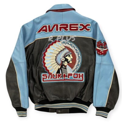 Men's Real Leather Jacket-Bomber Vintage Style with Shanail Embroidery ...