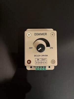 Lot of 3, LED Dimmer Switch Light, Controller Driver Adjustable DC 12V ...
