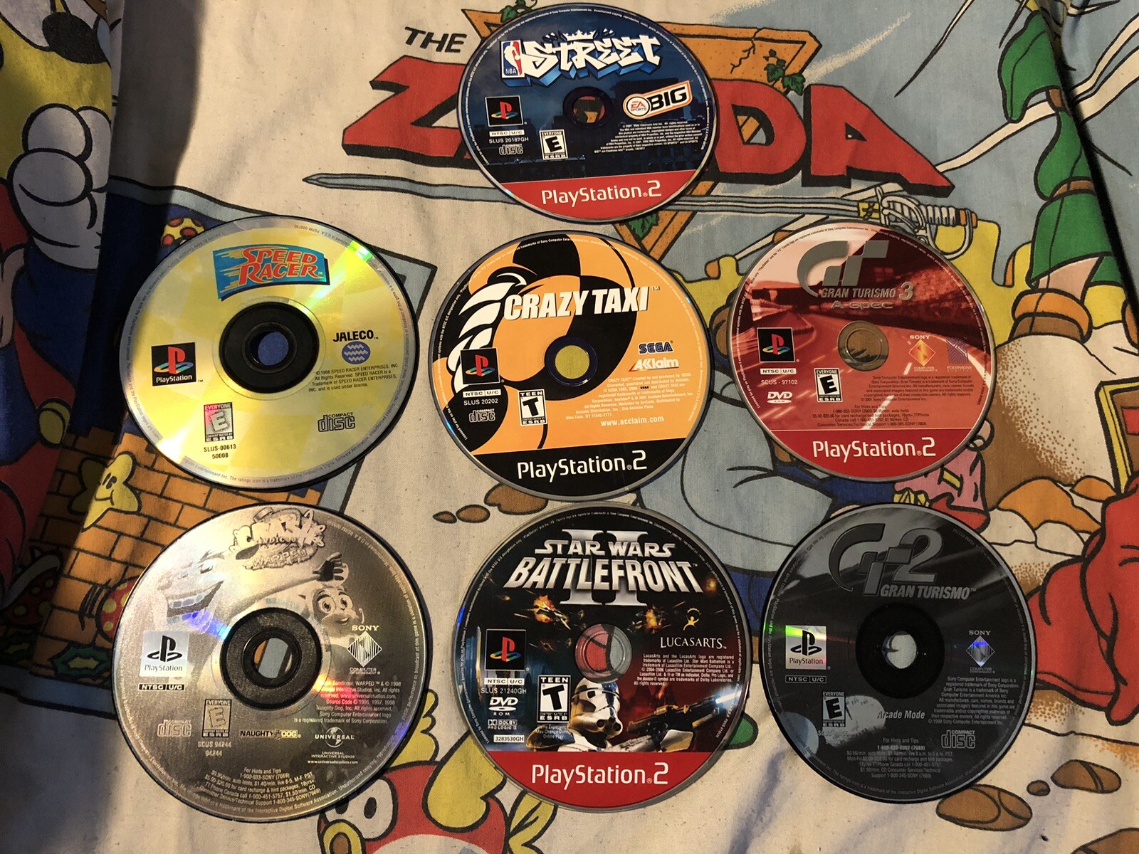 PlayStation 1 2 Game Lot PS1 PS2 Crash Bandicoot Warped Gran Turismo ...