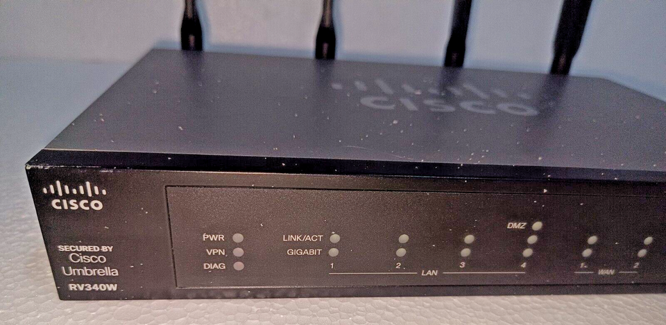Cisco RV340W Gigabit Dual WAN Gigabit VPN Wireless AC Router RV340W-C ...