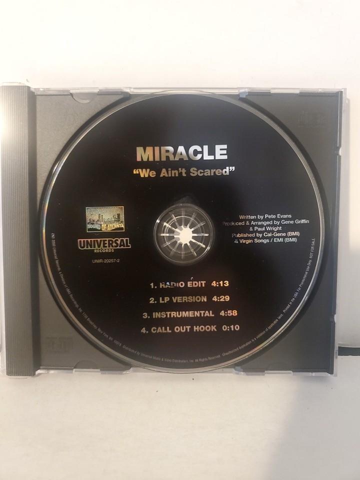 Miracle "We Ain't Scared" CD Maxi-single (PROMO), (2000) ^ | eBay