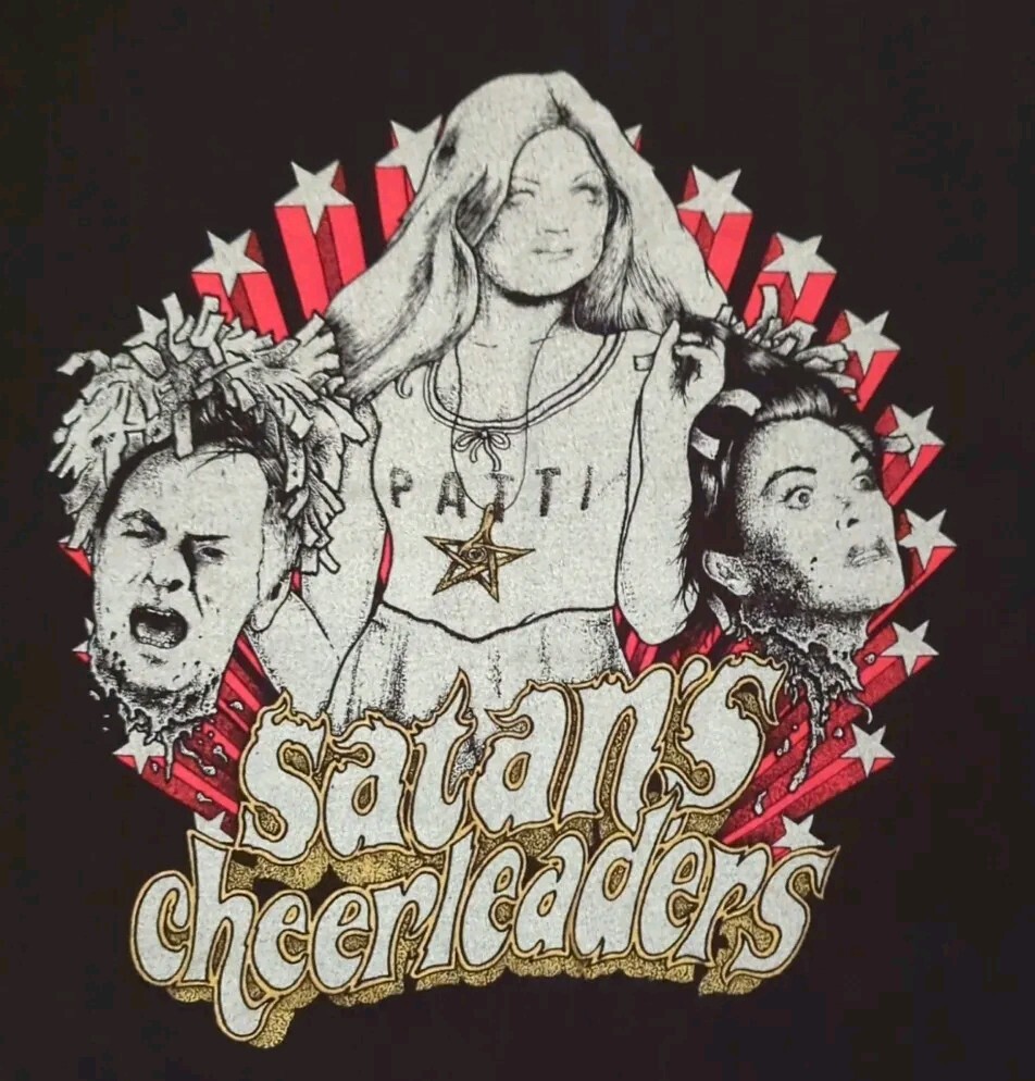 RARE! OOP! Satan's Cheerleaders T-Shirt SIZE LARGE Ho… - Gem