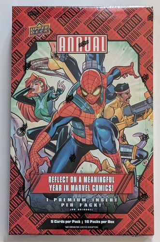 (FACTORY SEALED) 2023/24 UPPER DECK MARVEL ANNUAL HOBBY BOX | eBay