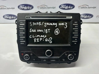 FORD GALAXY MK3 S-MAX 2010 - 2014 RADIO SAT NAV DISPLAY SCREEN HEAD ...