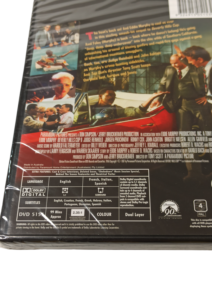 Beverly Hills Cop 2 DVD Action Crime Detective Investigation Murphy R4 ...