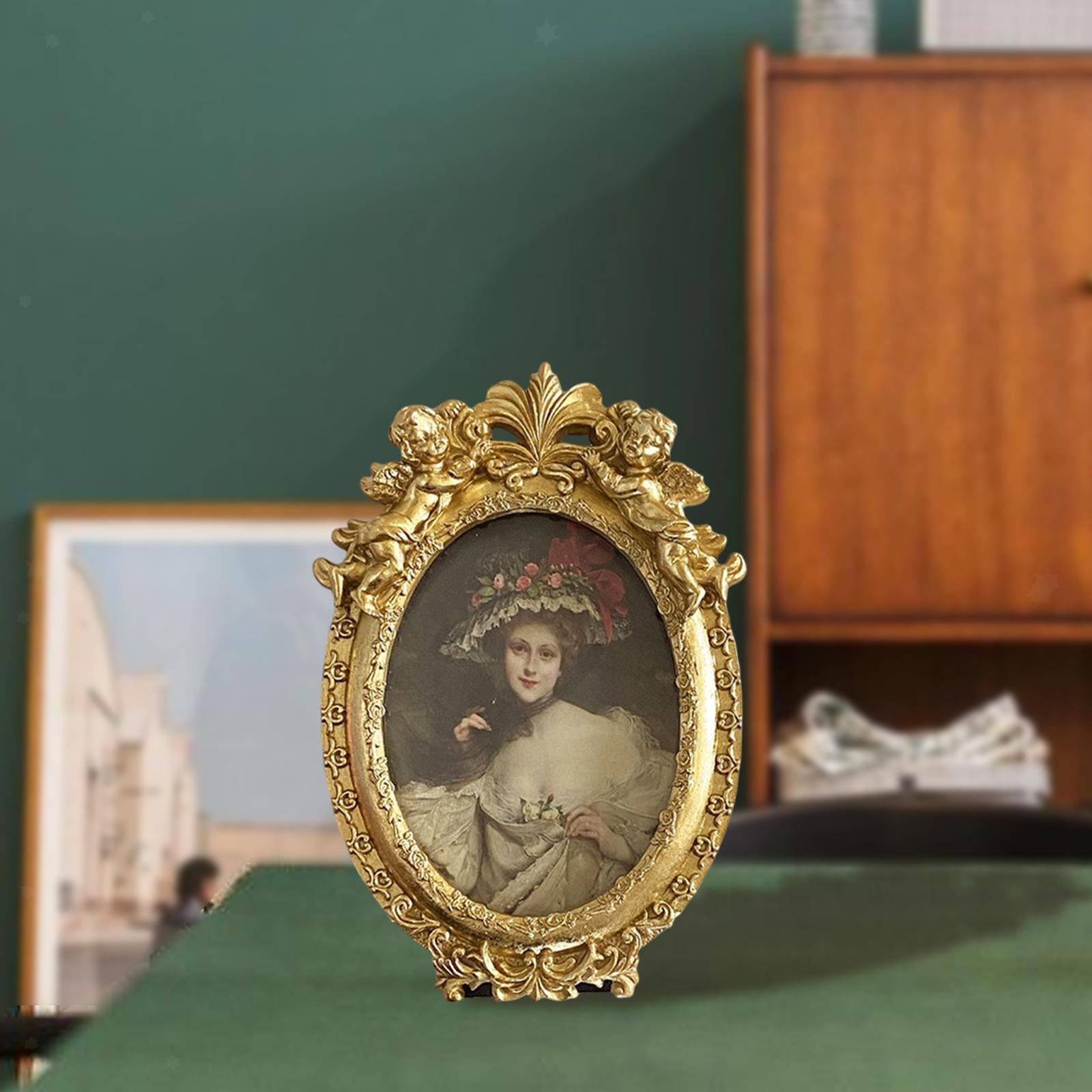 Photo Frame Picture Holder Embossed Frame Decoration for Hallway Living ...