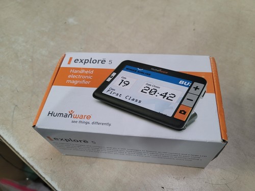 HumanWare explore 5 Handheld Electronic Magnifier, Low Vision Aids NOB ...