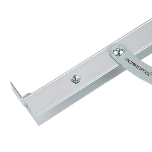 POWERTEC Table Saw Taper Jig 24" Rails Aluminum Extrusion Laser Etched ...