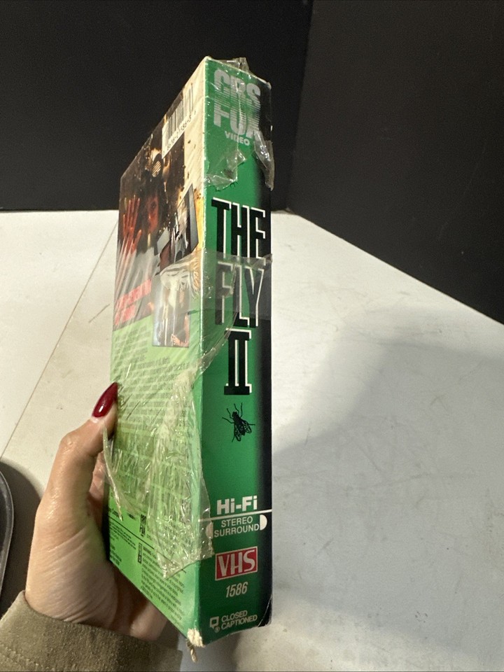 The Fly II VHS 1989 Eric Stoltz Daphne Zuniga SciFi Horror CBS Fox ...