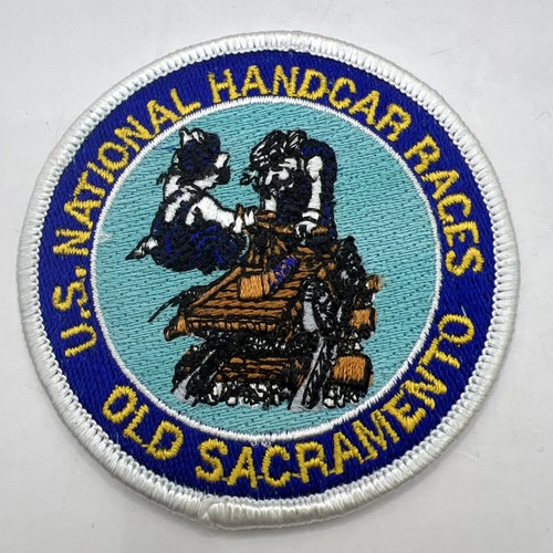U.S. National Handcar Races Patch, Old Sacramento, CA. Unused | eBay