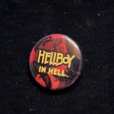 HELLBOY IN HELL PIN Comic Con Dark Horse Button 1” 24-9, 24-D | eBay