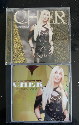 CHER 2 used CDs + REMIX Collection 2 club hits remixes SKIN DEEP ...