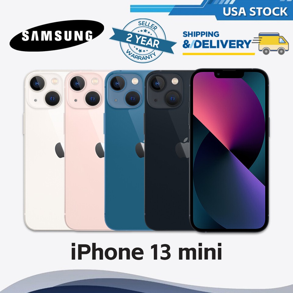 New in Sealed Box Apple iPhone 13 MINI A2481 128/256GB USA Unlocked ...