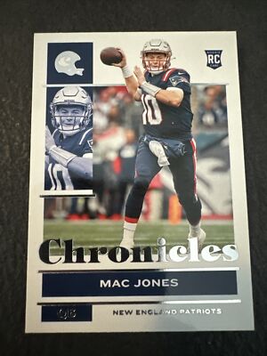 2021 Panini Chronicles Mac Jones Rookie Card #80 Patriots RC | eBay