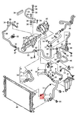 NEW AUDI Q5 83B 8RB COOLANT HOSE WITH QUICK RELEASE COUPLING 8R0121055D ...