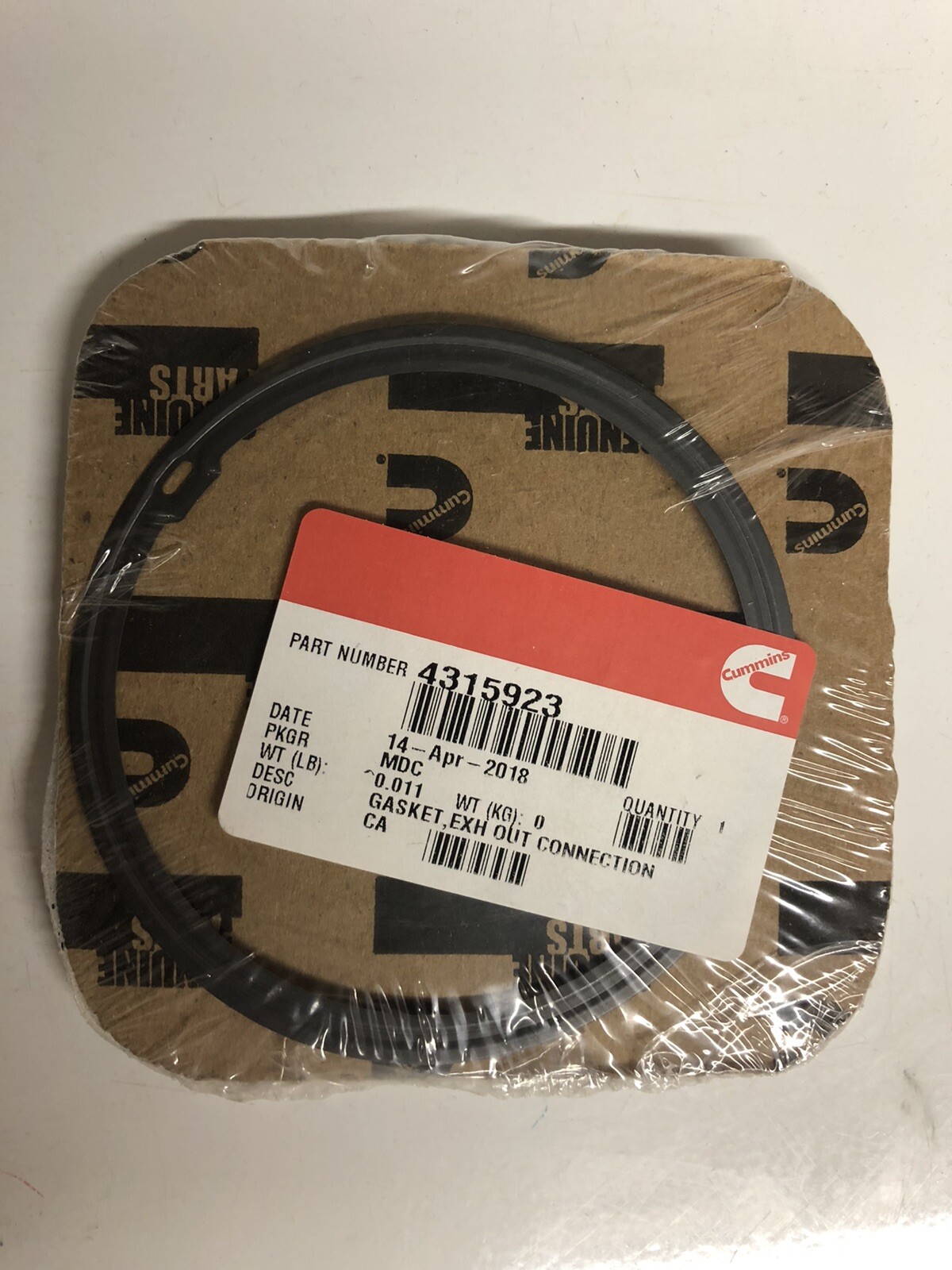 Cummins Exhaust out Connection Gasket 4315923 NEW | eBay