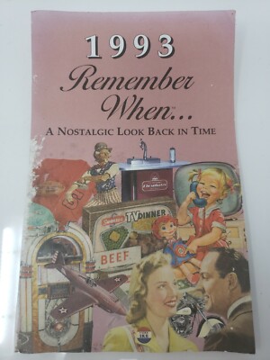 Remember When... Kardlet Booklet Book 1993 a Nostalgic look back in ...