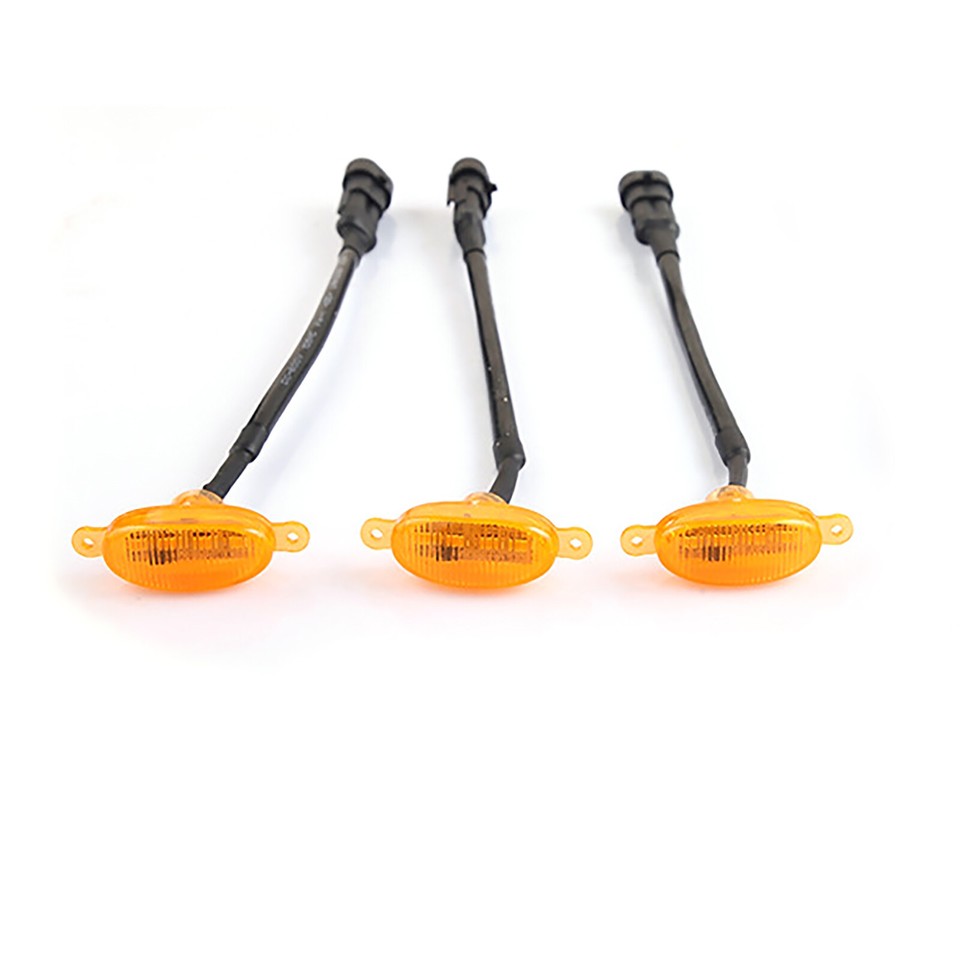 3x Amber LED Front Grille Running Marker Lights For Toyota Tacoma ...