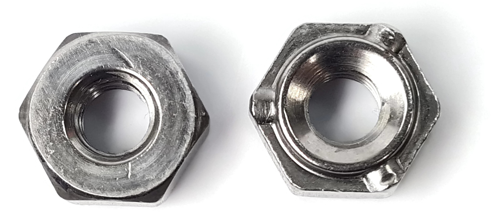 Hex Weld Nuts Steel Short Pilot 3 Projections - UNC Coarse Sizes - QTY ...