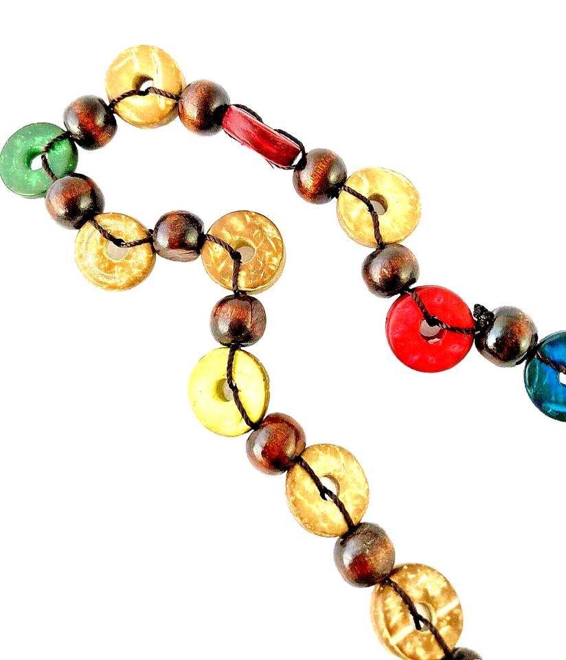 60's Groovy Vintage Love Beads Necklace RETRO Psychedelic HIPPIE Love ...