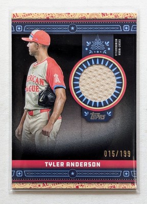 2024 Topps Update Tyler Anderson All Star Stitches Relic Black /199 # ...
