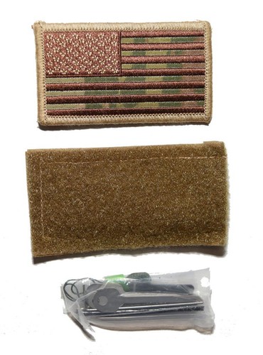 Survival Metrics Multicam US Flag Patch Hidden E&E Survival Kit w ...