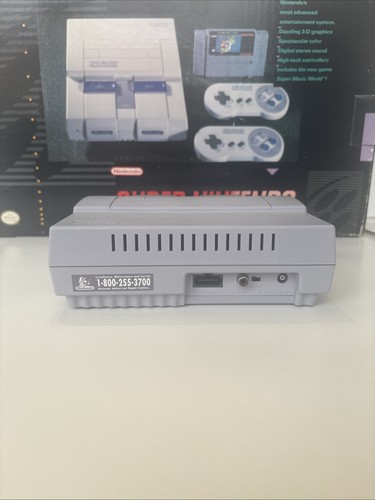 Super Nintendo Snes Console System Set Complete In Box CIB | eBay