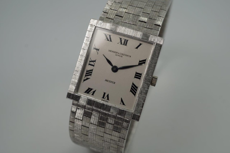 Vacheron Constantin White Gold Brick Bracelet 7186 Box Retailed by ...
