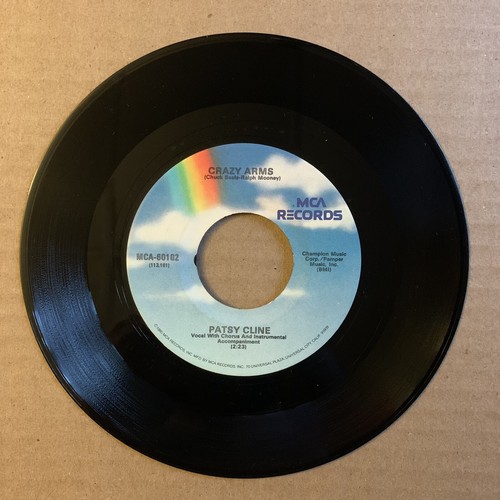 Patsy Cline - Crazy Arms / Pick Me Up On Your Way Down MCA 7” Vinyl ...