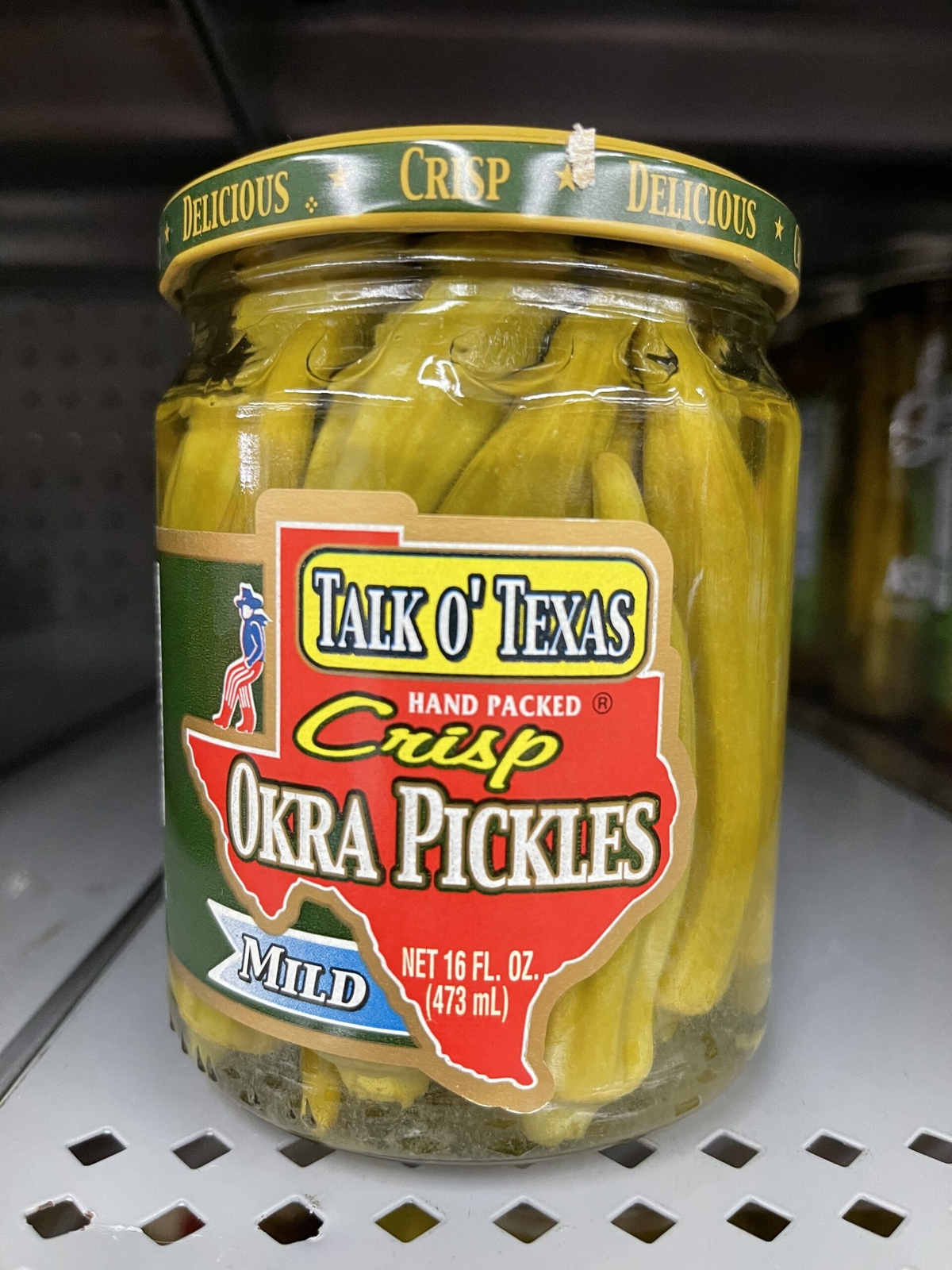 Talk O' Texas Hand Packed Mild Okra Pickles 16 FL Oz for sale online | eBay
