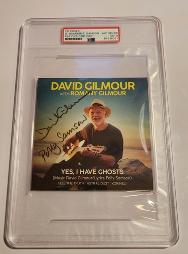 David Gilmour Pink Floyd Guitarist Signed PSA DNA Autograph Auto CD ...