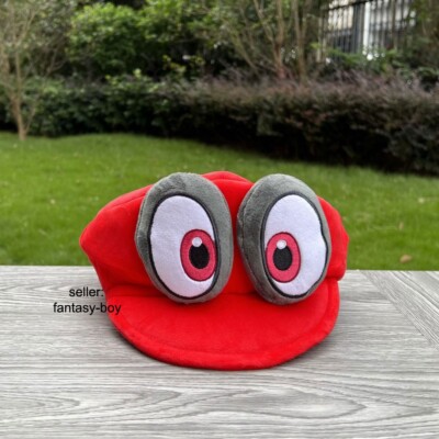 Super Mario Odyssey Cappy Hat Cosplay Plush Cap Costume Soft Toy Doll ...