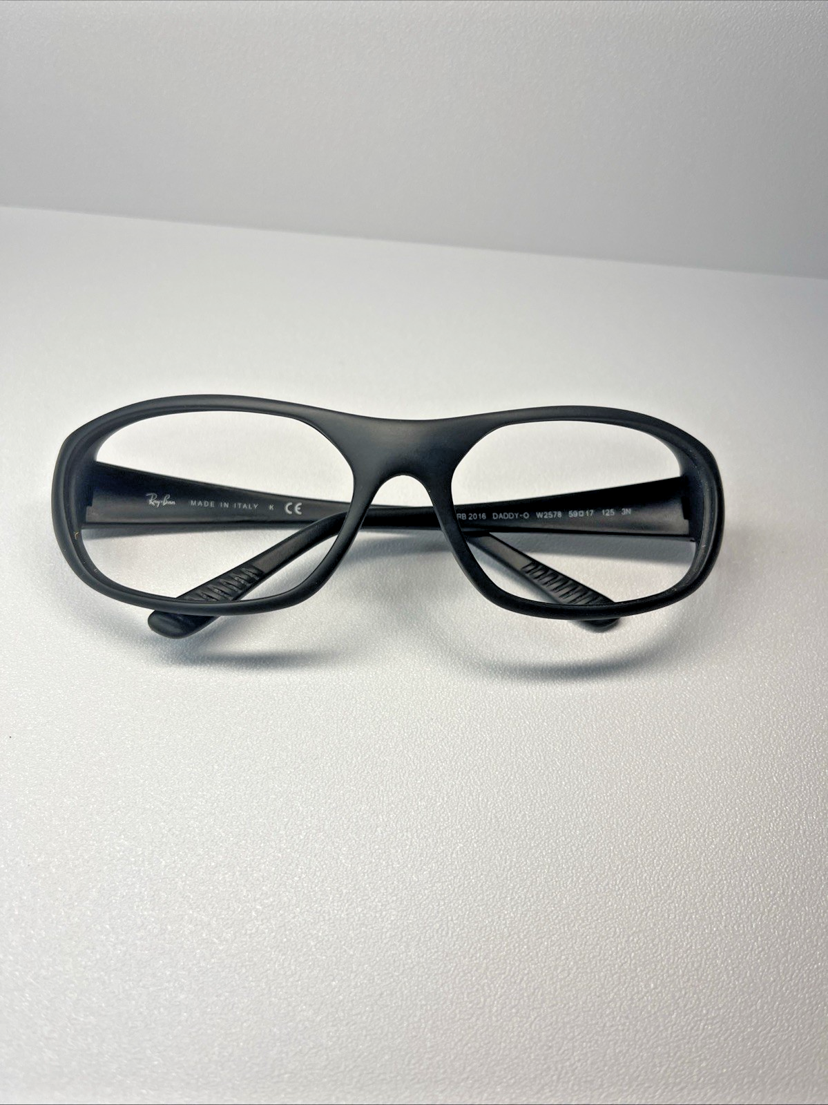Ray Ban Italy K RB2016 Daddy-O W2578 59[]17 125 Black Sunglasses B48 | eBay
