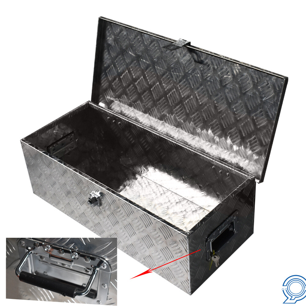 30" x13" x10" Silver Aluminum Truck Tool Box for Flatbed RV Camper ...