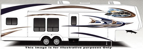 RV, Trailer, Camper, Motorhome Large Vinyl Decals/Graphics Kit-K-0005-2 ...