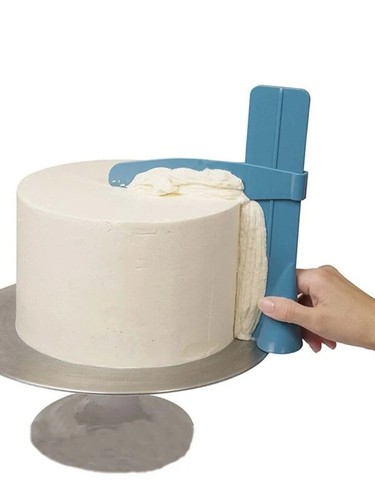 Adjustable Fondant Cake Scraper Icing Piping Cream Spatula Edges ...
