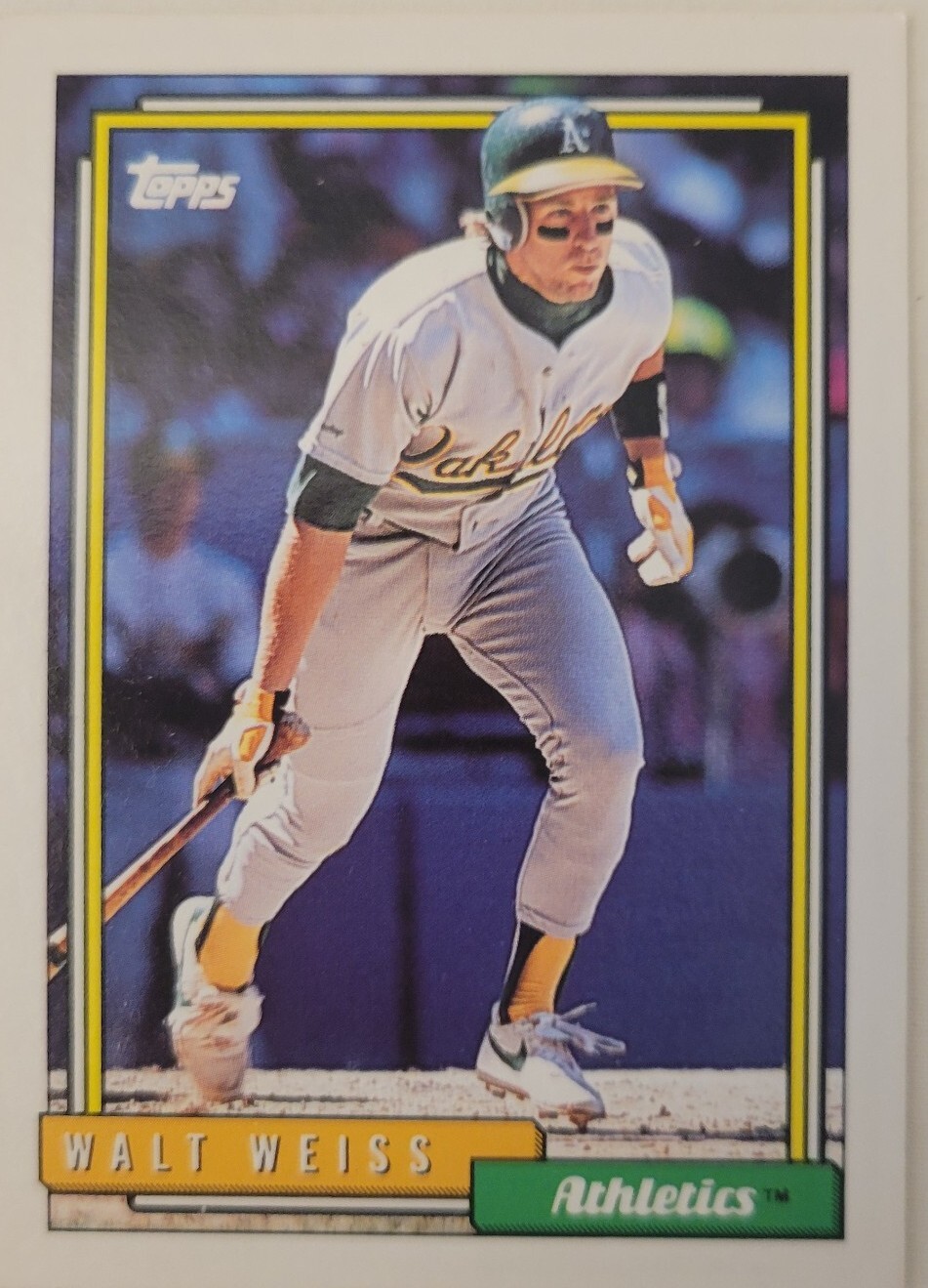 1992 Topps Baseball Card #691 Walt Weiss | eBay