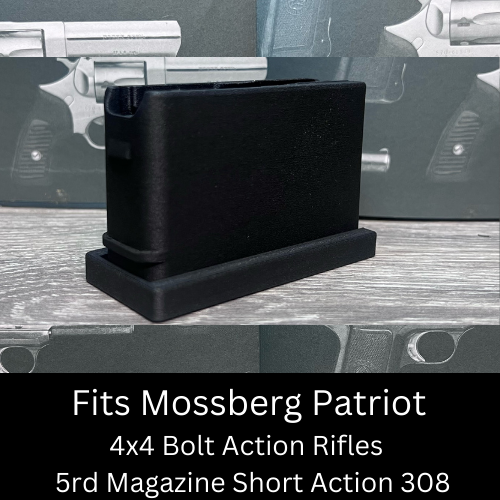 Fits Mossberg Patriot & 4x4 Bolt Action Rifles 5rd Magazine Short ...