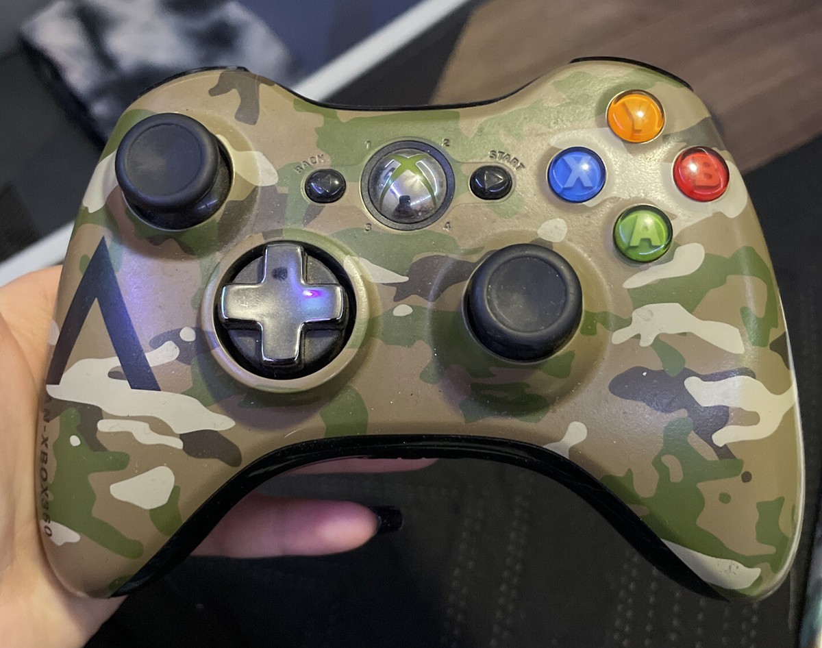 Xbox 360 Controller Camo Camouflage Halo 4 Special