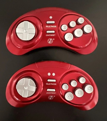 Hyperkin RETRON 3 Controllers Wireless PAIR/2 Red NES/SNES/GENESIS ...