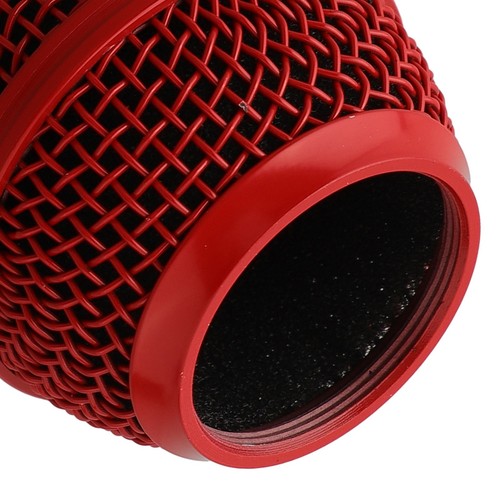 Steel Mesh Head Microphone Grill Cover Wind Noise Reduction Looks Brand ...