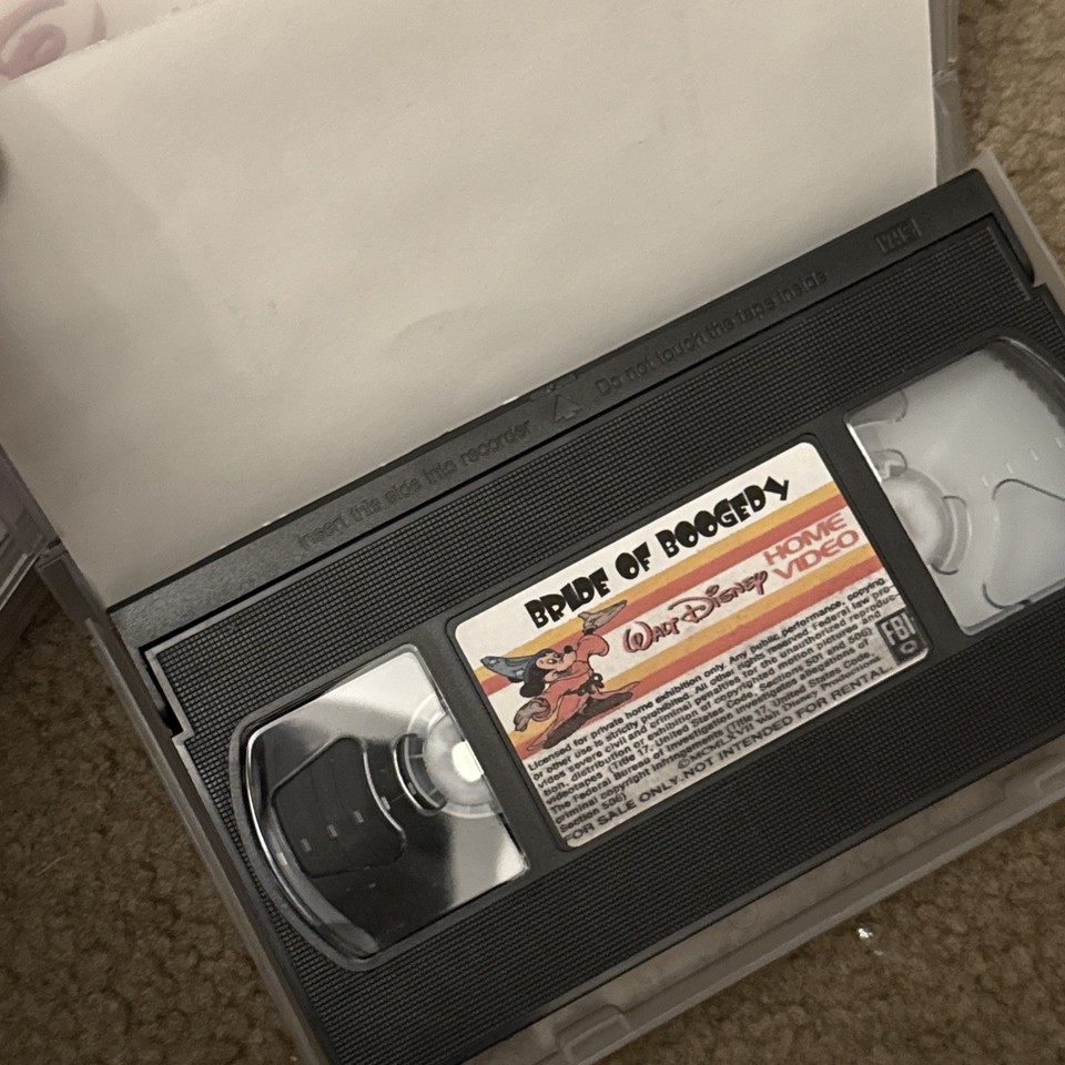 Walt Disney Home Video VHS Lot Of 2 Mr Boogedy & Bride Of Boogedy Super ...