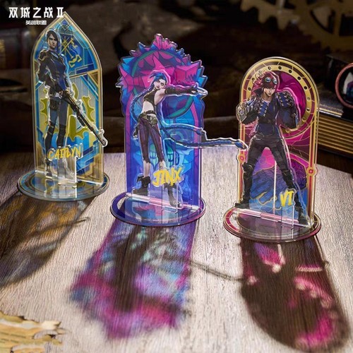 Arcane：league of Legends Jinx Vi Caitlyn Kiramman Acrylic Standing ...