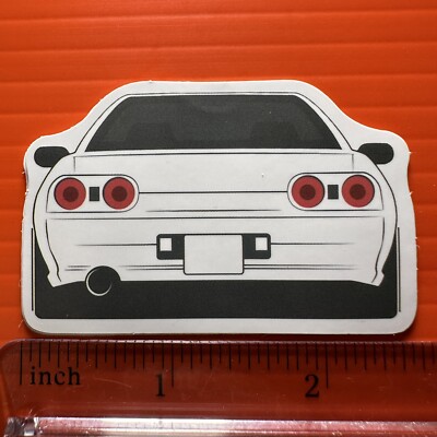 Nissan Skyline GTR R33 Sticker Decal Racing Car Skateboard Laptop Flask ...