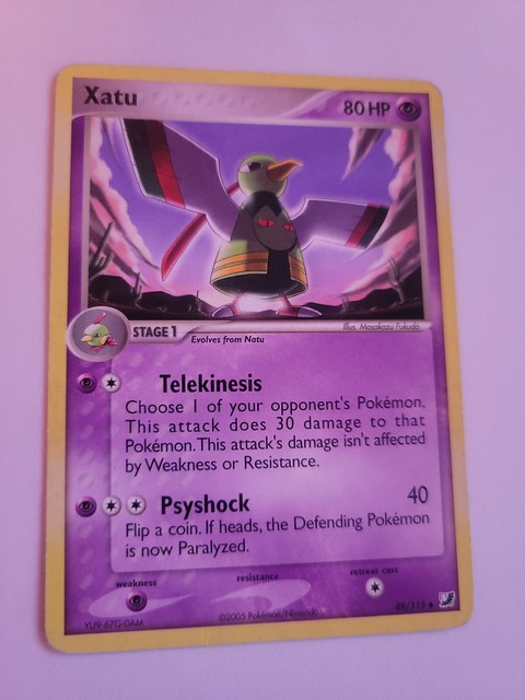 Pokémon TCG Xatu EX Unseen Forces 49/115 Regular Uncommon for sale ...